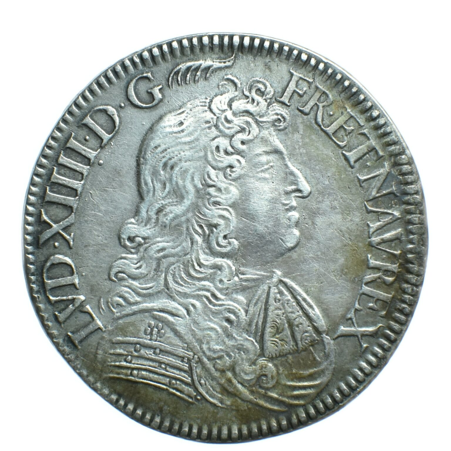 Louis XIV - Demi-écu à la cravate - 1683 - Paris - NumisAvenue ...