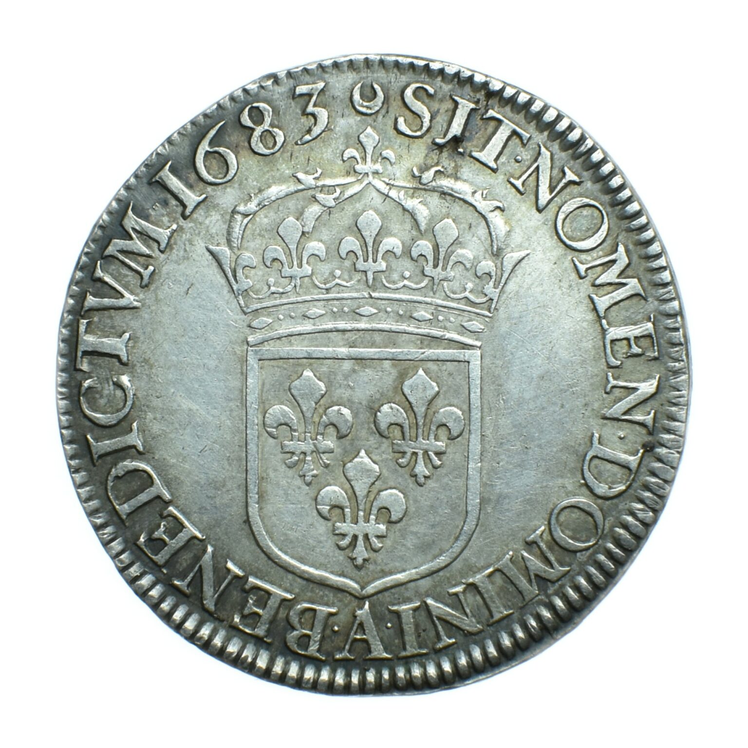 Louis XIV - Demi-écu à la cravate - 1683 - Paris - NumisAvenue ...