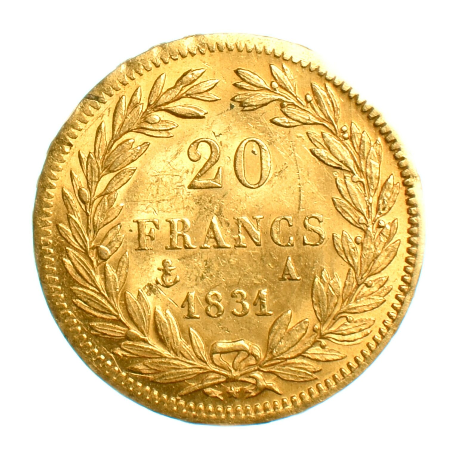Louis-Philippe Ier - 20 Francs or - 1831 A Paris - Tranche en relief ...